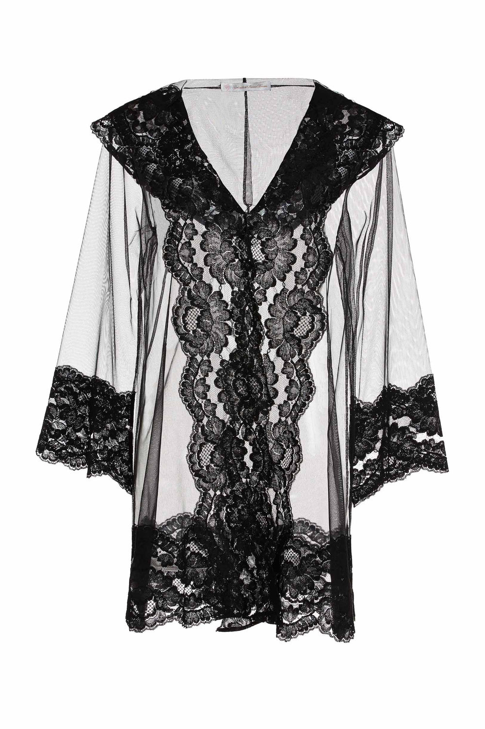 Black lace robes